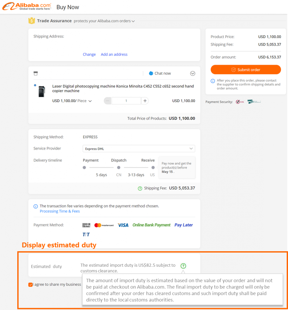 Place Order – Alibaba Faq Center